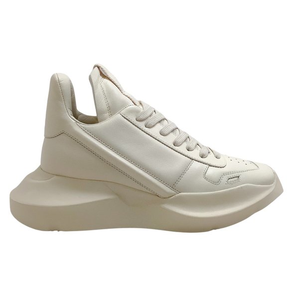 Rick Owens | Shoes | Rick Owens Milk Leather Geth Runner Sneakers ...
